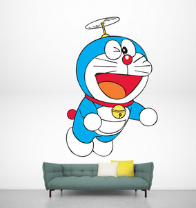 Ocean Decore 60 cm doraemon wall stickers Self Adhesive Sticker Price ...