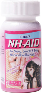 LORD'S NH-AID Multinutrient Tablets for Strong, Shiny Hair & Healthy ...