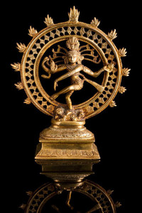 LORD NATARAJA POSTER Sticker Fr Wall (12x18- inch, Multi Clr) | Design ...