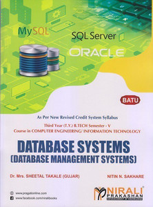 DATABASE SYSTEMS [DATABASE MANAGEMENT SYSTEMS] (For DBATU - Semester 5 ...