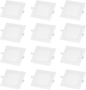 Tryka 9 watt Square LED slim Panel False ceiling led Light with adapter ...