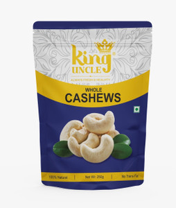 KING UNCLE Premium Quality Kerala Origin Cashew Nuts W240 - 250 Grams ...