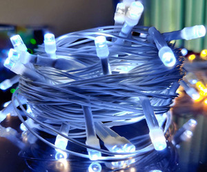 Ascension 28 LEDs 12 m White Steady String Rice Lights Price in India ...