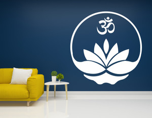 Burhani Decor 60 cm OM Sign wall sticker Design World Om Wall Sticker ...
