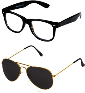 Buy SmartGlass Aviator Sunglasses Black For Men Online @ Best Prices in ...