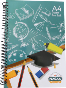 nayan Ruled Six Subject A4 Notebook Single Ruled 500 Pages Price in ...