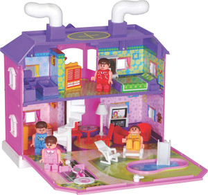 Toyzone My Family Complete Doll House Toy For Kids (For Boys and Girls ...