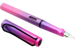Ledos Yiren Safari Dual Color Pink & Purple Rainbow Extra Fine Nib ...