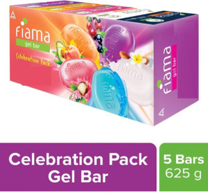 FIAMA Celebration gel bar soap 5 soap in one pack - Price in India, Buy ...
