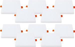 D'Mak 9 Watt Borderless SQUARE Conceal Panel Light , Pack 10 Recessed ...