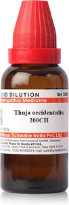 Dr.Willmar Schwabe India Thuja Occidentalis 200CH Liquid Price in India ...