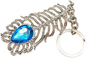 Vishu ENT Peacock farther OMG Movie Lord Krishna Metal Keychain (Silver ...