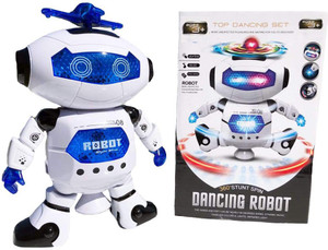 Haulsale Musical Dancing Robot Toy for Kids with Flashing Lights ...