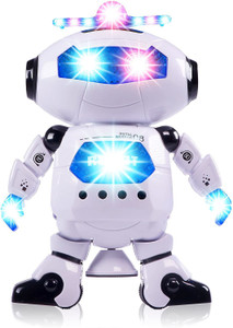 Haulsale Cute Musical Walking Dancing Robot Toy for Kids, Flashing ...