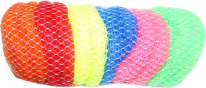 MDTRADERS Multicolour Nylon Round Scrub Pad (Pack Of 12) Scrub Sponge ...