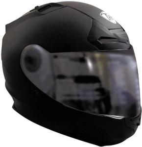 THH HELMETS TS-43 Plain Full Face Double Shield Helmet (Black, Glossy ...