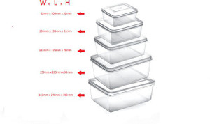 myplast Plastic Utility Container - 300 ml, 650 ml, 1150 ml, 2175 ml ...