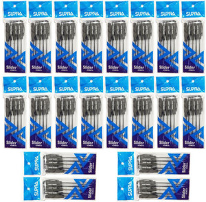 Supra EACH COMBO PACK CONTAINS - 100 SUPRA SLIDER BALL PEN BLACK Ball ...
