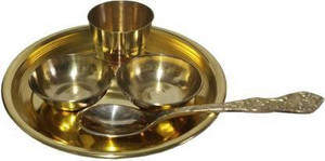 Fellix Special Laddu Thali Plate Pooja Plate Small Size Pooja Plate ...