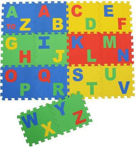SP Kids Educational Puzzle Multicolor EVA Toys English Alphabets A to Z ...