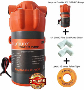 MG WATER SOLUTION Lexpure RO 100 GPD Durable Diaphragm Booster Pump 2 ...