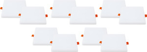 D'Mak 18 Watt White LED Borderless SQUARE Conceal Panel Light , Pack 10 ...