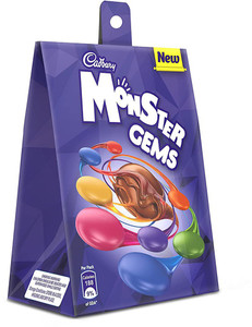 Cadbury GEMS CHOCOLATE MONSTER BOX 39.9GM Caramels Price in India - Buy ...