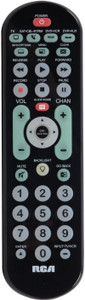 RCA Rcrbb04Gr 4-Device Big-Button Remote Control Universal Remote ...