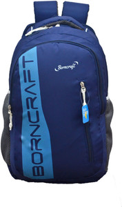 BORNCRAFT BCT-0004 35 L Laptop Backpack Navy Blue - Price in India ...