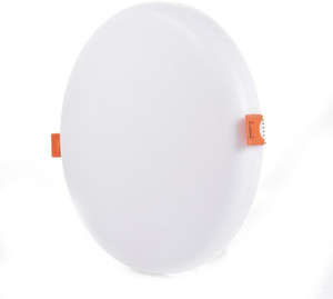 D'Mak 9 Watt Borderless Round White LED Conceal Panel Light , Pack 1 ...