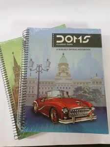 DOMS Spiral NoteBooks Assorted Notebook Single Line 300 Pages Price in ...