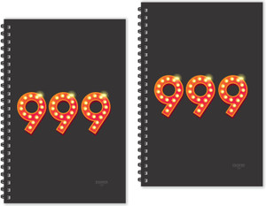ESCAPER Number 999 - Numeric Diaries (Ruled - A5 Size - Pack of 2 ...