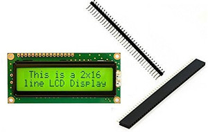 DS Robotics LCD 16X2 Alphanumeric Display With Pack Of Header Strips ...