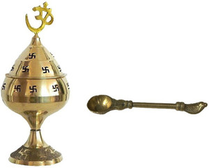 Adhvik Combo Of Brass ( No.2 )Jali Jyoti Deep with Stand With Heavy ...