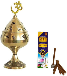 Stylewell Combo Of Brass ( No.3 )Jali Jyoti Deep with Stand With (10 ...