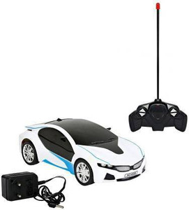 GOOYOO Chargeable 3D Remote Control Lightning Famous Car (white ...
