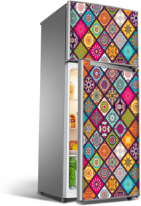 Design Zoo 61 cm Mandala Designs Fridge Sticker Self Adhesive Sticker ...