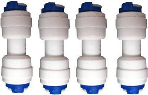 AQUALIQUID RO 4 Pcs of 1/4"-1/4" RO Straight Connector or Tube Joint ...