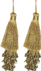 Mass Pro Antique Gold Tasel Latkan Zari Thread in Small Kat Dana Pipe ...