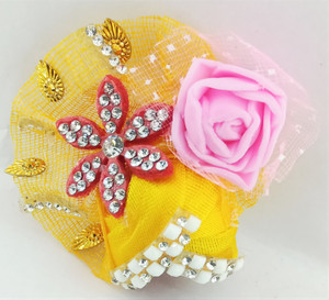 Shilpi Crafts Beautiful Net Pagdi for Laddu Gopal ji (Size-01) Deity ...