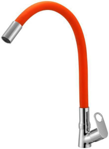 Floyd Prime Flexible Swan Neck Orange For Kitchen Sink Wash Basin ...