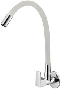 Floyd Orion Flexible Sink Cock With Wall Flange White For Kitchen Sink ...