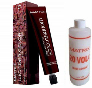 MATRIX Wonder Color Ammonia Free Hair Color With 135ML Developer 20 Vol ...