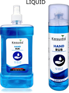 KESUDA 1L MIST Spray with 250ml PERFUME Spray (1L+250ml) Hand Rub Pump ...