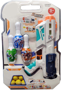 Toyzwonder 2 IN 1 Dual Function gun Bowling & Water Shooting Gun With ...