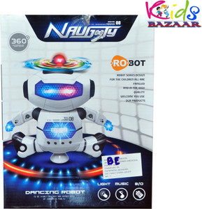 Haulsale Musical Dancing Robot Toy for Kids with Flashing Lights ...