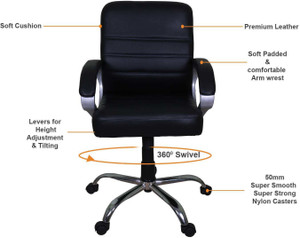 ATC - TULIP Leatherette Office Arm Chair Price in India - Buy ATC ...