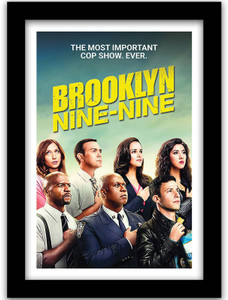 Brooklyn Nine Nine TV Series Wall Posters with Frame - Brooklyn 99 ...