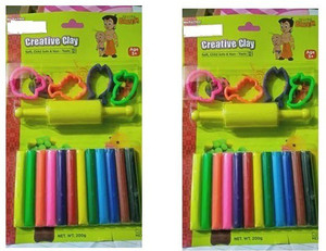 Camlin creative clay 12 shades Art Clay Price in India - Buy Camlin ...