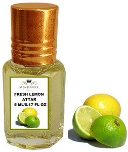 Menjewell Fragrances Fresh Lemon (Natural Itra/Attar/ Perfume) Citrus ...